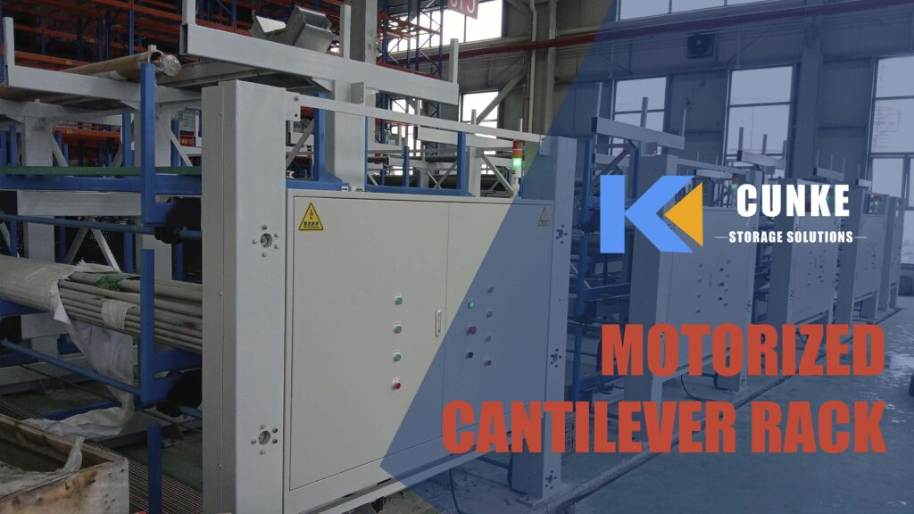 Motorized Roll Out Cantilever Rack | CK Storage Solutions