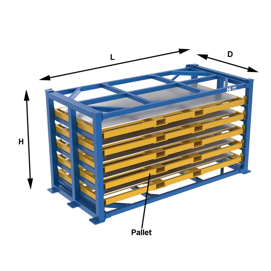 Forklift Sheet Metal Racks - Heavy-Duty Storage | CK Storage