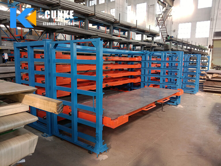 Roll Out Sheet Metal Storage Racks | Roll-Out Sheet Metal Rack