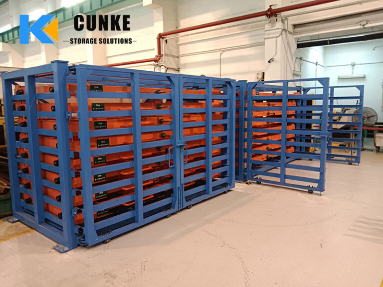 Roll Out Sheet Metal Storage Racks | Roll-Out Sheet Metal Rack