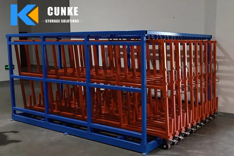 Vertical Sheet Metal Racks - Space-Saving Storage | CK Storage